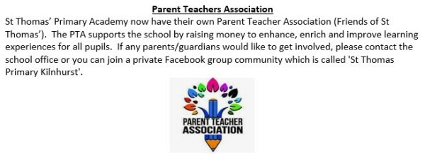Parent Teachers Association - Kilnhurst St. Thomas Church of England ...